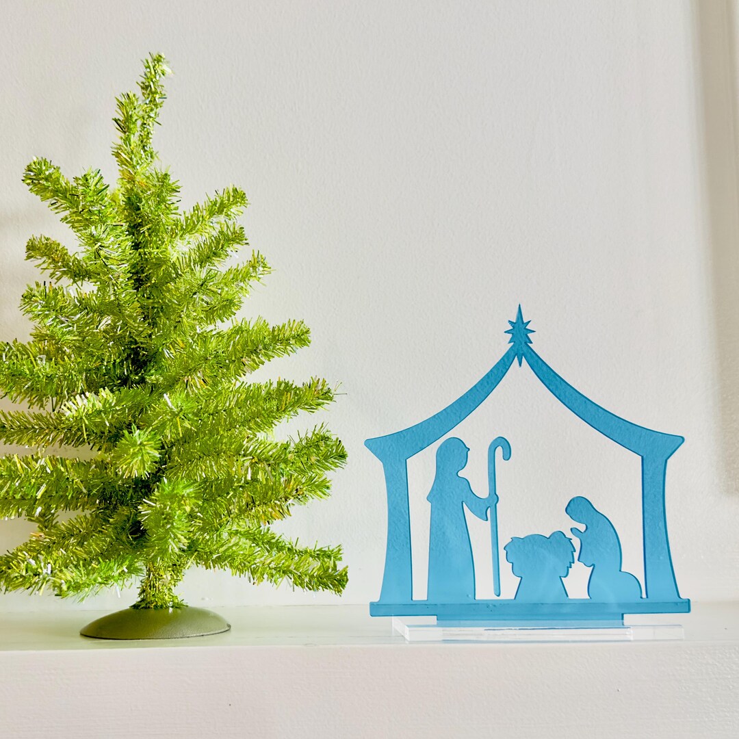 Nativity Scene, Nativity Mantle Decor, Holiday Table Decoration ...