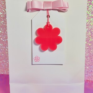 Acrylic Daisy Gift Tag, Charming Flower Bouquet Tag for Bridal Showers ...