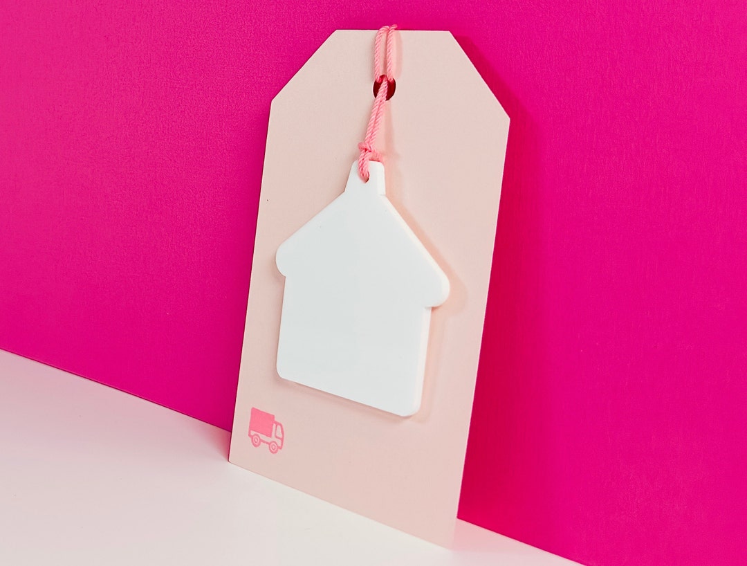 Acrylic Housewarming Gift Tag, New Home Ornament - Etsy