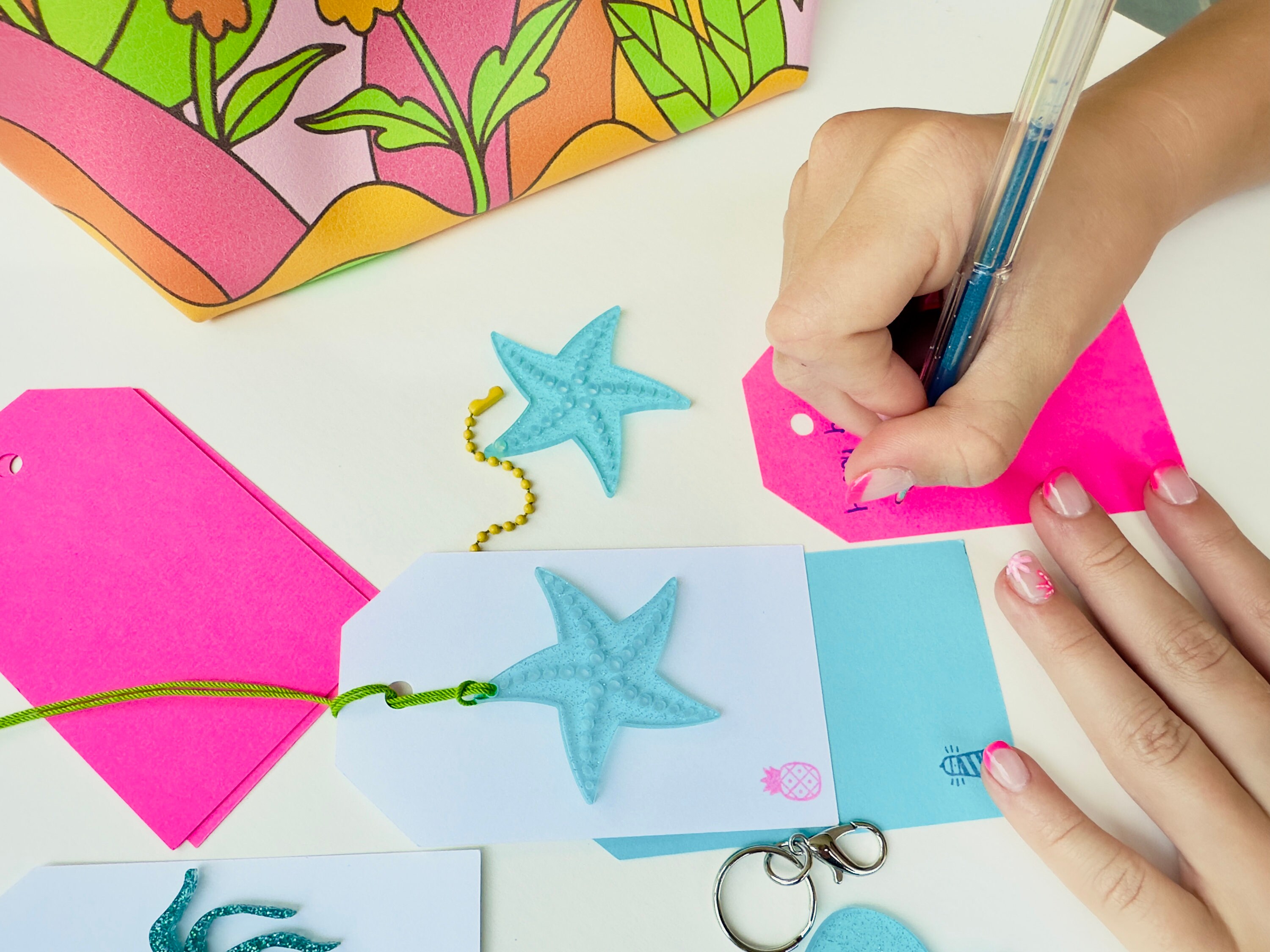 Sea Star Acrylic Gift Tags, Cute Beach Party Favors for Kids, Ideal for ...