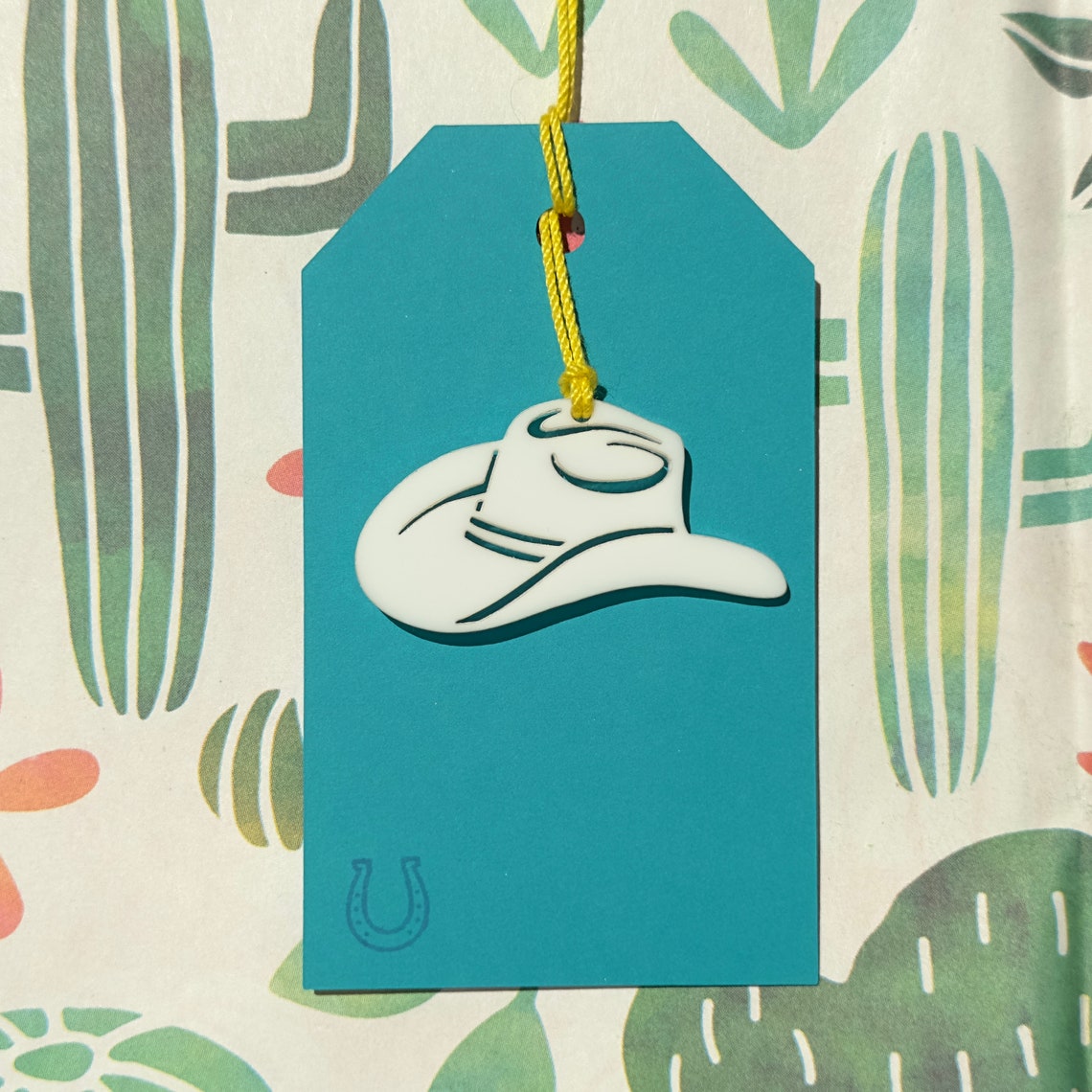 Acrylic Cowboy Hat Gift Tag, Western Party Favor - Etsy