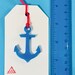 Acrylic Anchor Gift Tag, Nautical Bon Voyage Card for Gift Wrapping ...