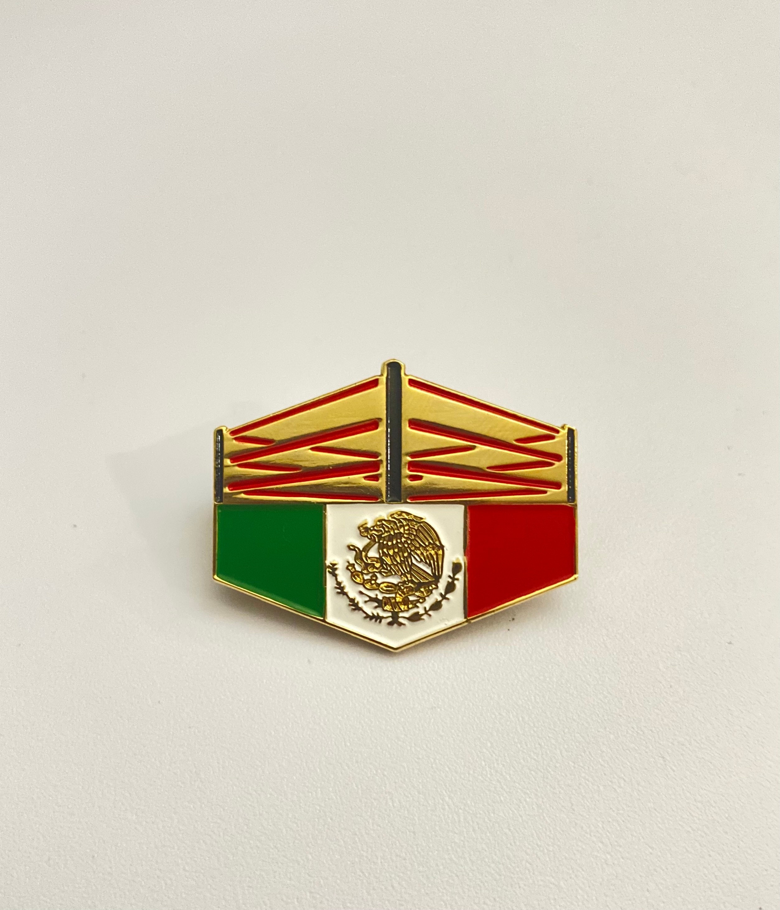 Mexican Flag / Boxing Ring Enamel Pin Mexico - Etsy