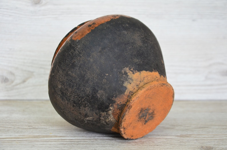 Ceramic Dishes of Ancient Russia POT, Old Red Clay Pot, Russian Pot ...