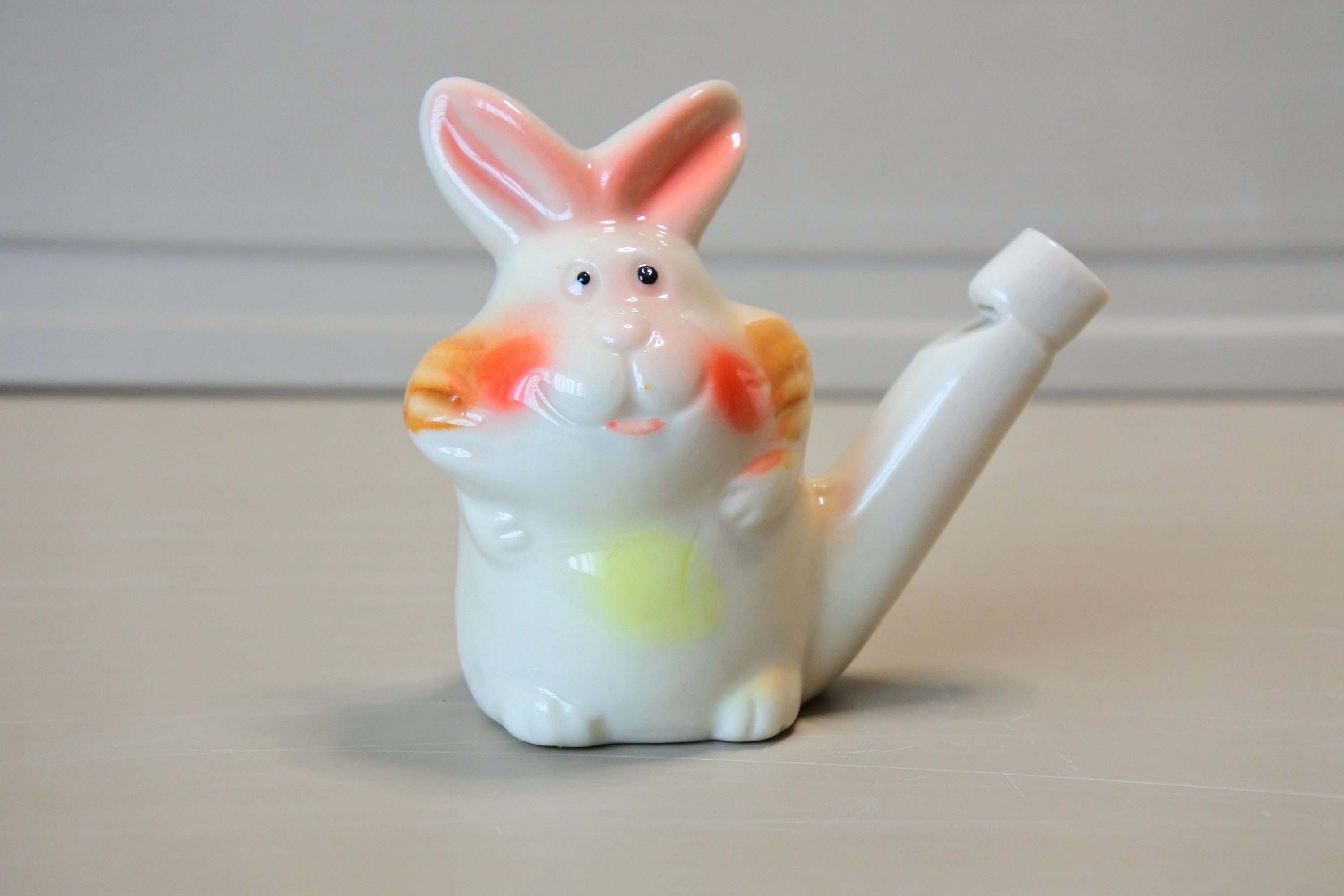Whistle Rabbit Water Whistle Ceramic Whistle Rabbit Figurine - Etsy