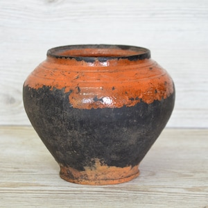 Ceramic Dishes of Ancient Russia POT, Old Red Clay Pot, Russian Pot ...