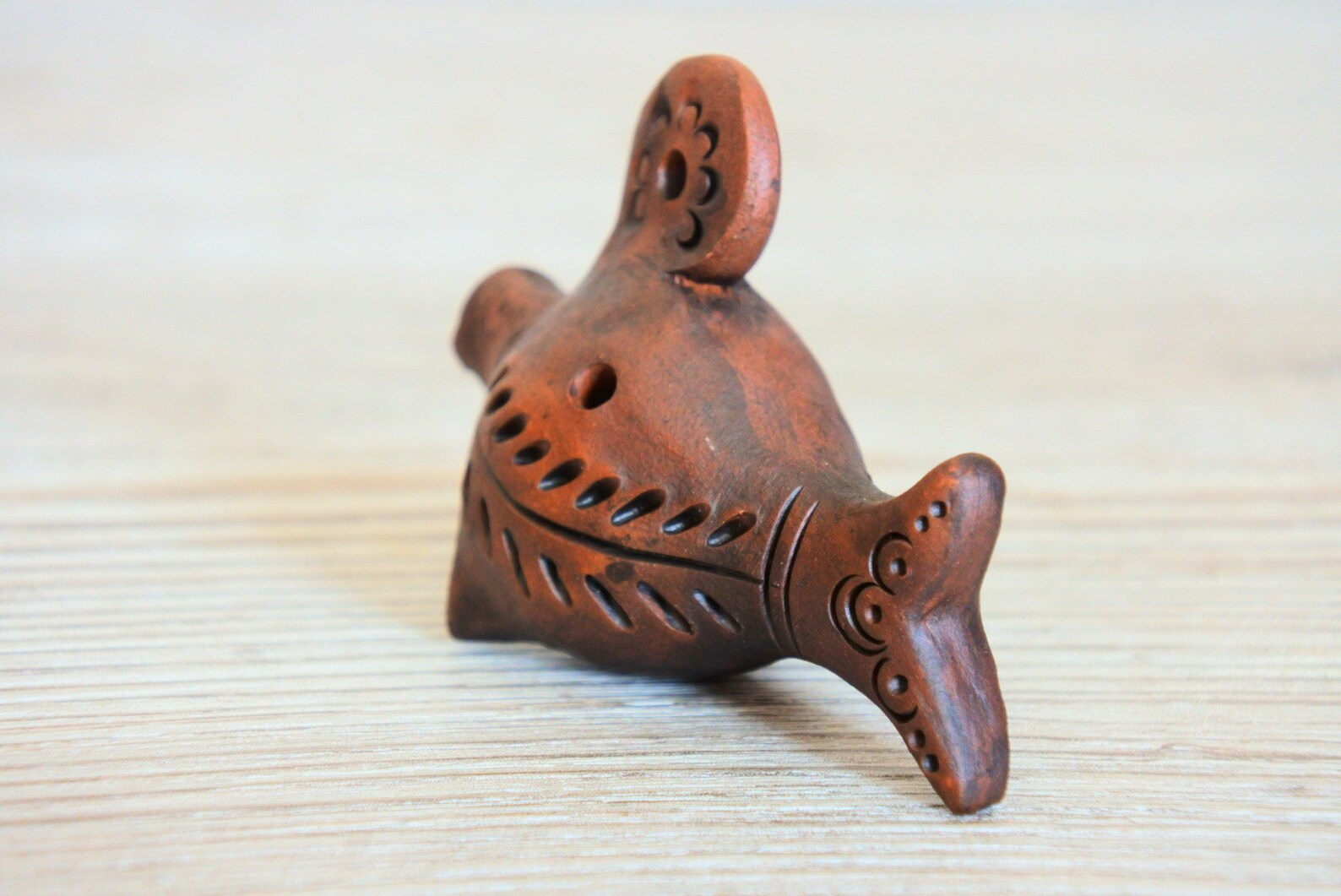 Ceramic whistle fish whistle folk fish twitter riba | Etsy