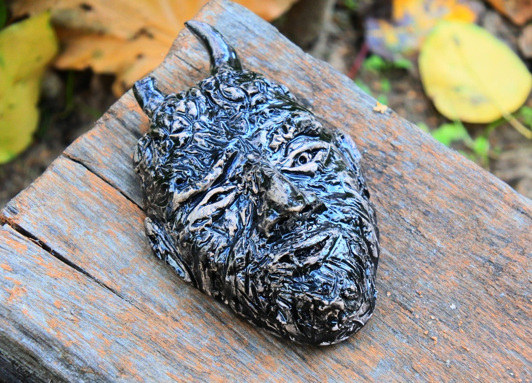 Ceramic Mephistopheles Mask, Devil Face, Demon Mask ,wall Mask ...