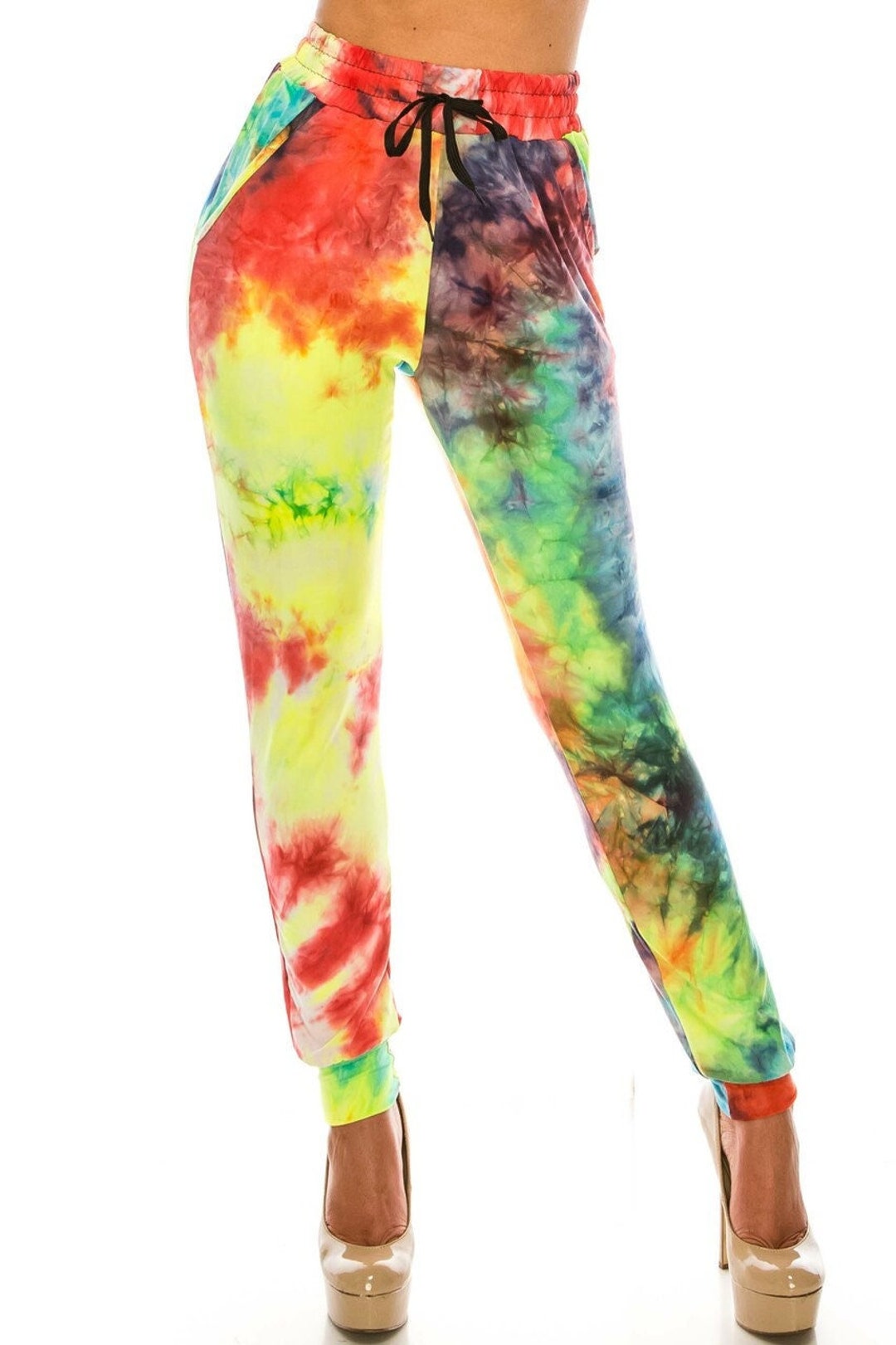 Colorful Summer Tie Dye Joggers Creamy Soft Jogger Pants With - Etsy