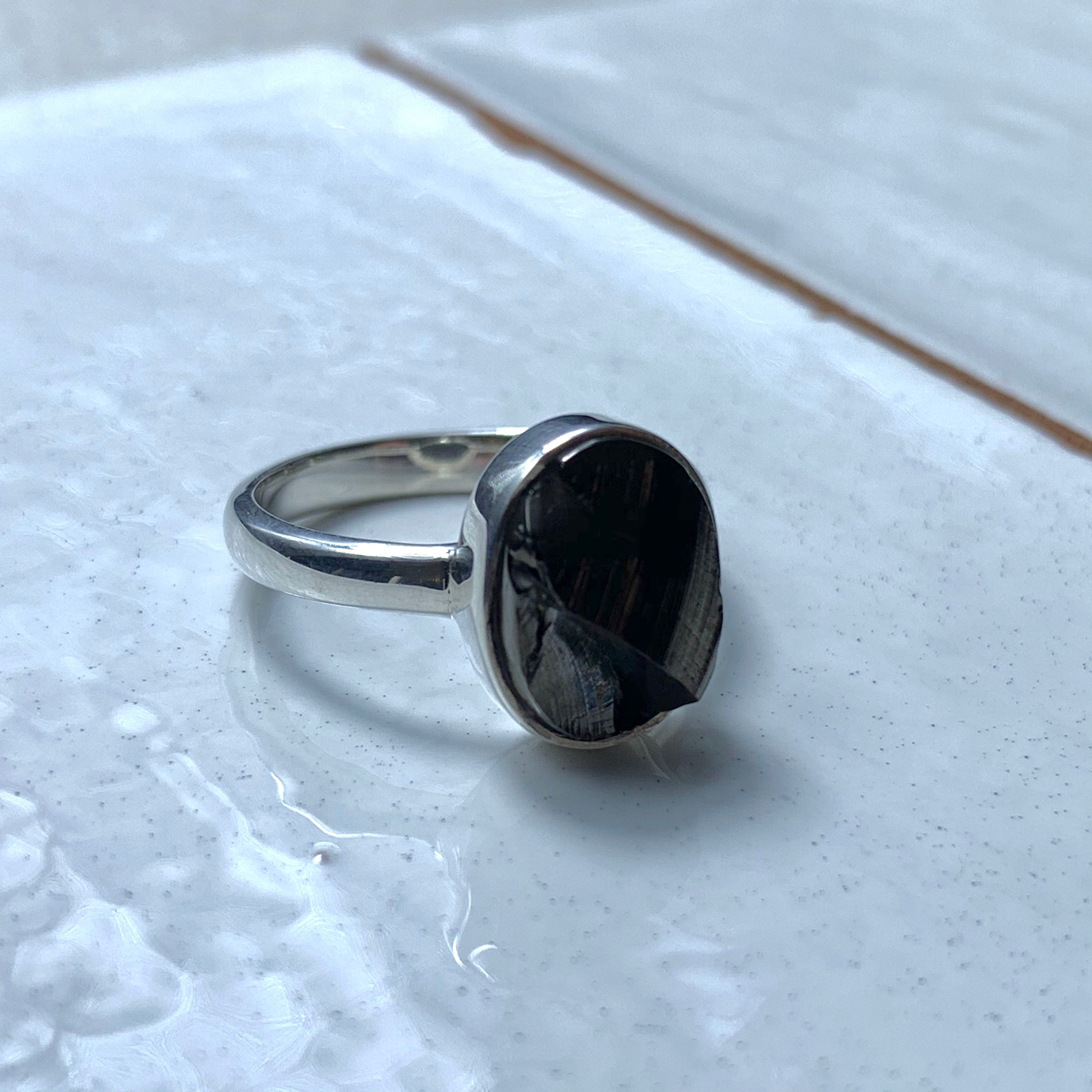Elite Shungite Ring Genuine Jewellery Natural Shungite | Etsy