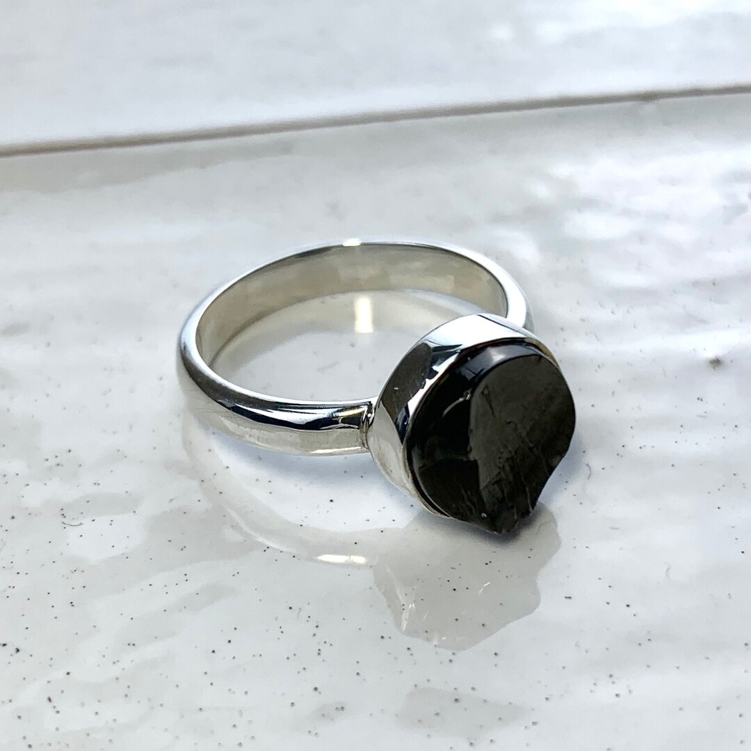 Elite Shungite Ring Genuine Jewellery Natural Shungite - Etsy