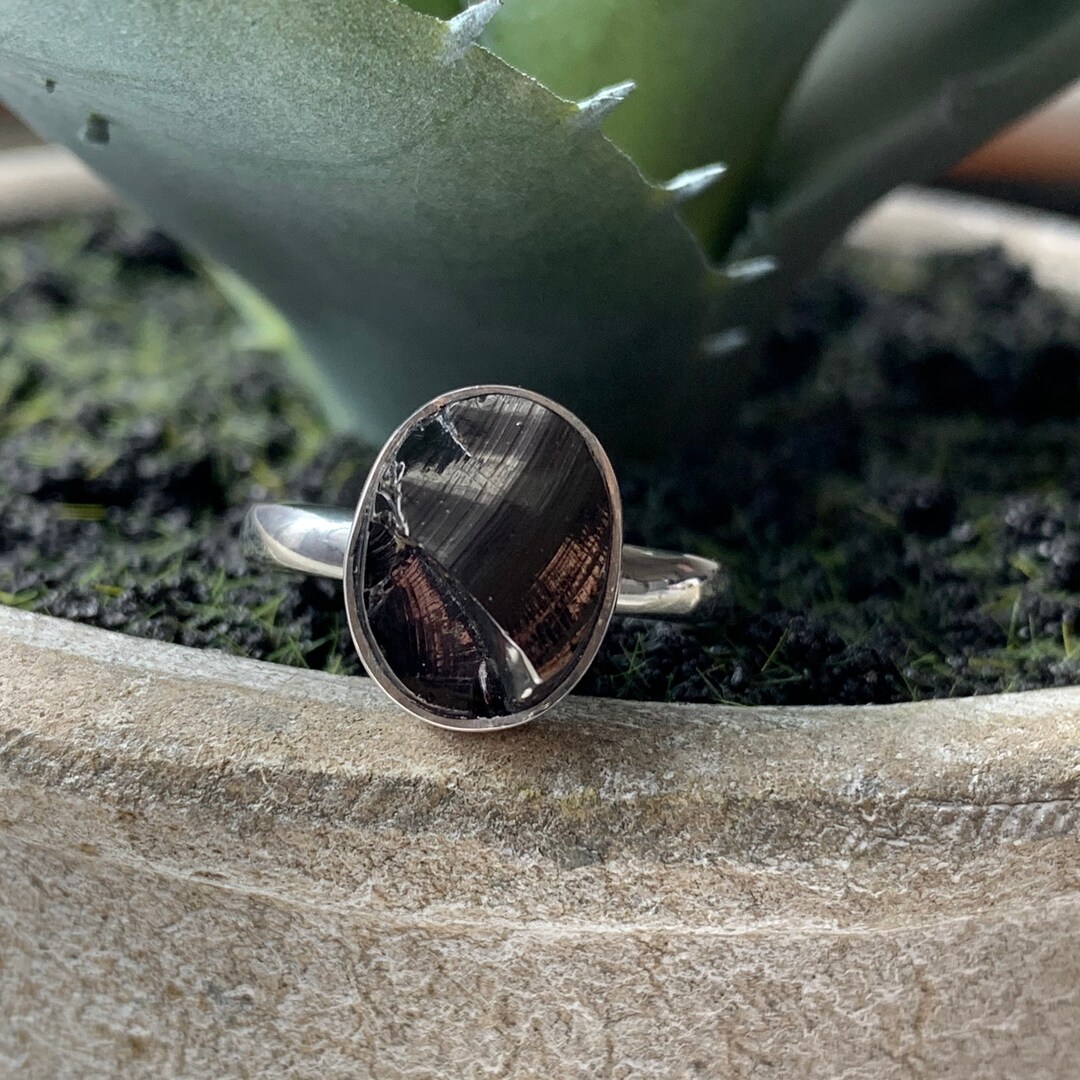 Elite Shungite Ring Genuine Jewellery Natural Shungite - Etsy