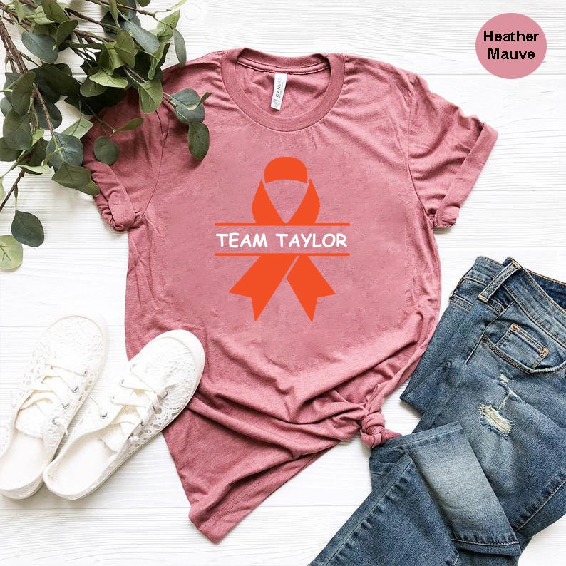 Leukemia Cancer Shirt, Custom Leukemia Cancer Awareness Shirt ...