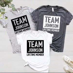 Family Team Shirts, Gift for Family Reunion Shirts, Family Matching ...