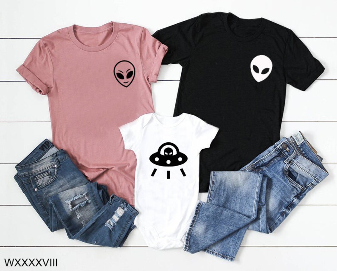 Family Shirts, Family Alien Shirts, Papa Alien Shirt, Mama Alien Shirt ...
