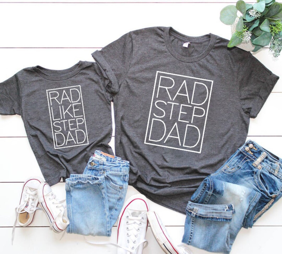 Step Dad Fathers Day Gift, Step Dad Matching Shirts,step Father Day ...