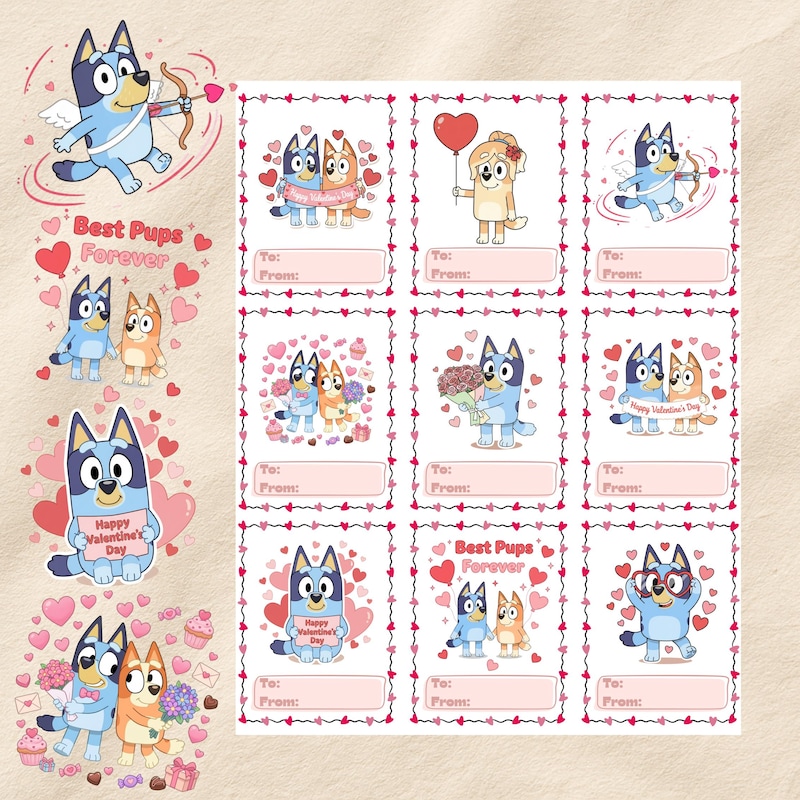 Space Valentines Tags - Etsy