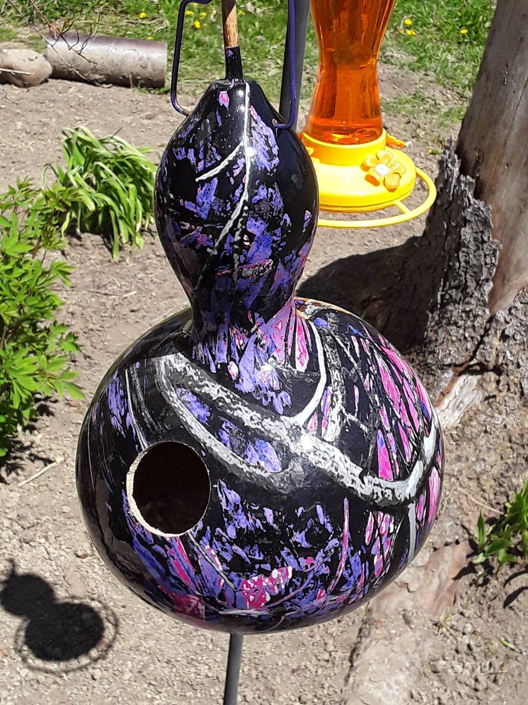 Gourd Birdhouse Handmade Muddy Girl Camo - Etsy