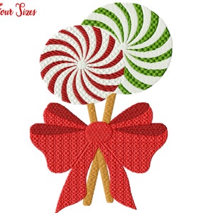 Peppermint Candy Machine Embroidery Design, Four Sizes Included ...