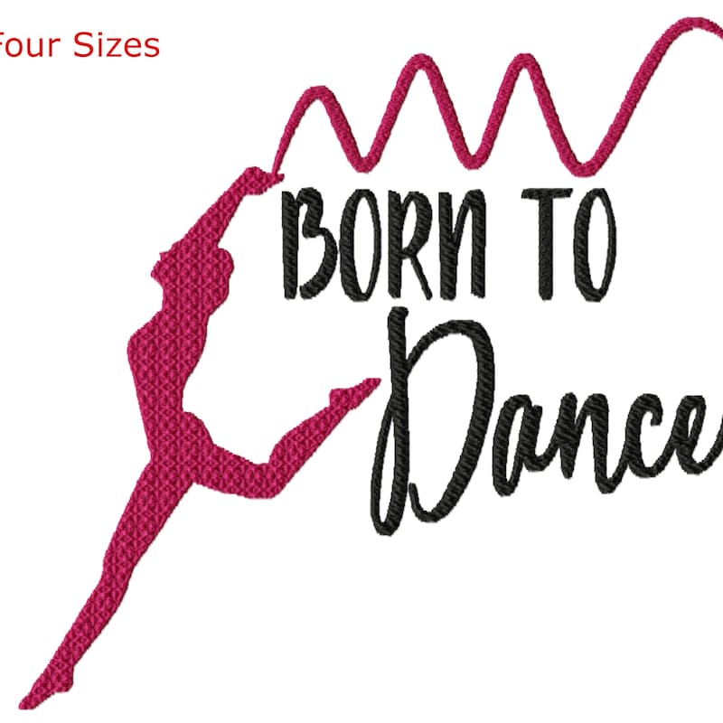 Dancer Embroidery Design - Etsy