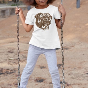 Pug Side Machine Embroidery Design, Five Sizes Included, Instant ...