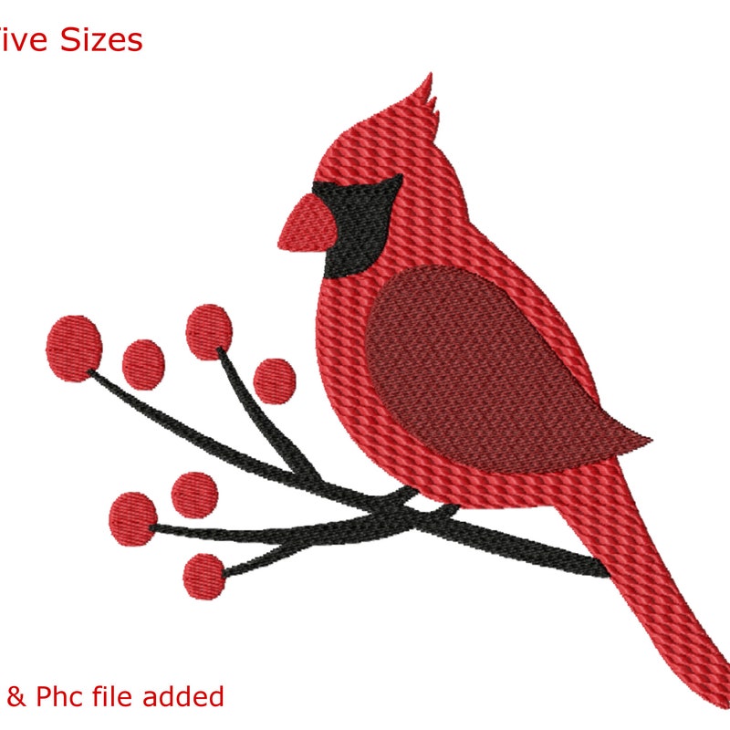 Cardinal Embroidery - Etsy