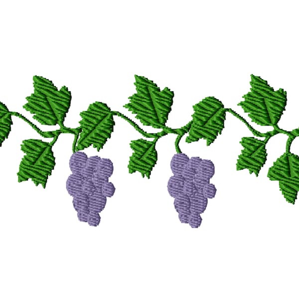 Grape Vine Machine Embroidery Design - Etsy