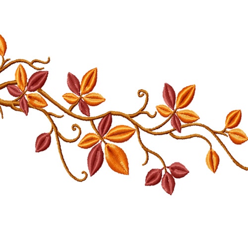 Hedgehog Fall Border Machine Embroidery Design Autumn - Etsy
