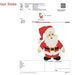 Cute Santa Machine Embroidery Design, Four Sizes Included, Instant ...