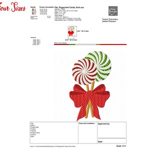 Peppermint Candy Machine Embroidery Design, Four Sizes Included ...