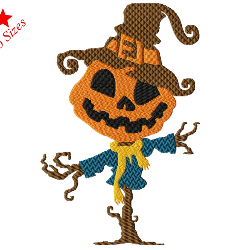 Scarecrow Embroidery - Etsy