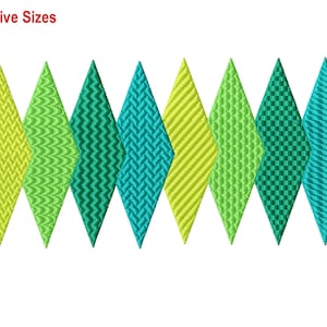 Texture Diamonds Machine Embroidery Design, Five Sizes Included ...