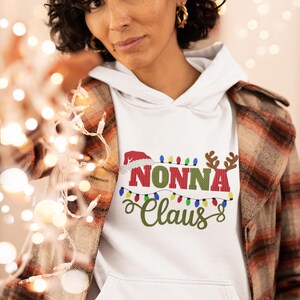 Nonna Claus Machine Embroidery Design, Seven Sizes Included, Instant ...