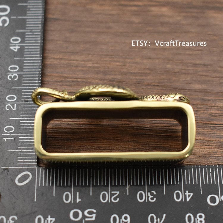 Brass Loop Belt Buckle for Bag Belt Loop Purse Making | Etsy