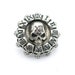 Brass Conchos Screw Back Leather Crafting Steampunk Clock Skull Concho ...