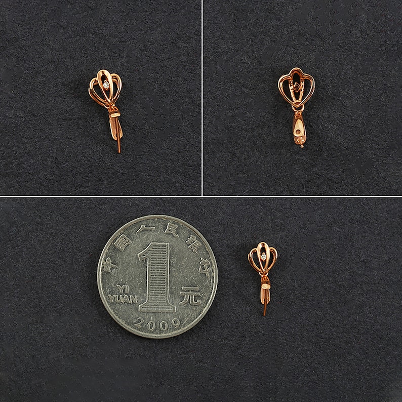 10 Styles Pendants Clasps Clips Bails Pendant Pinch Bail - Etsy
