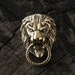 Brass Conchos Screw Back Leather Crafting Male Lion Concho Handmade in ...