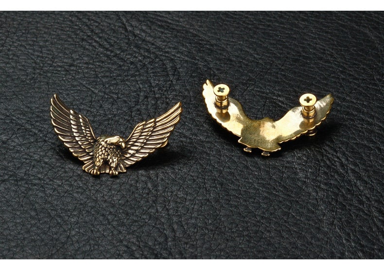 Brass Conchos Screw Back Leather Crafting Eagle Concho - Etsy