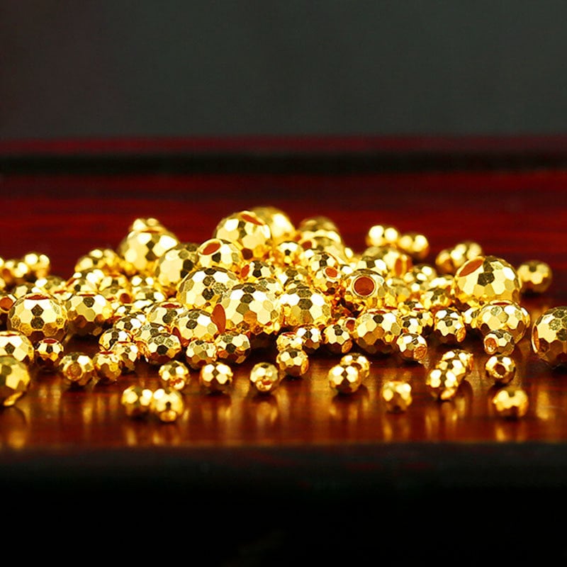 Small Gold Beads - Etsy
