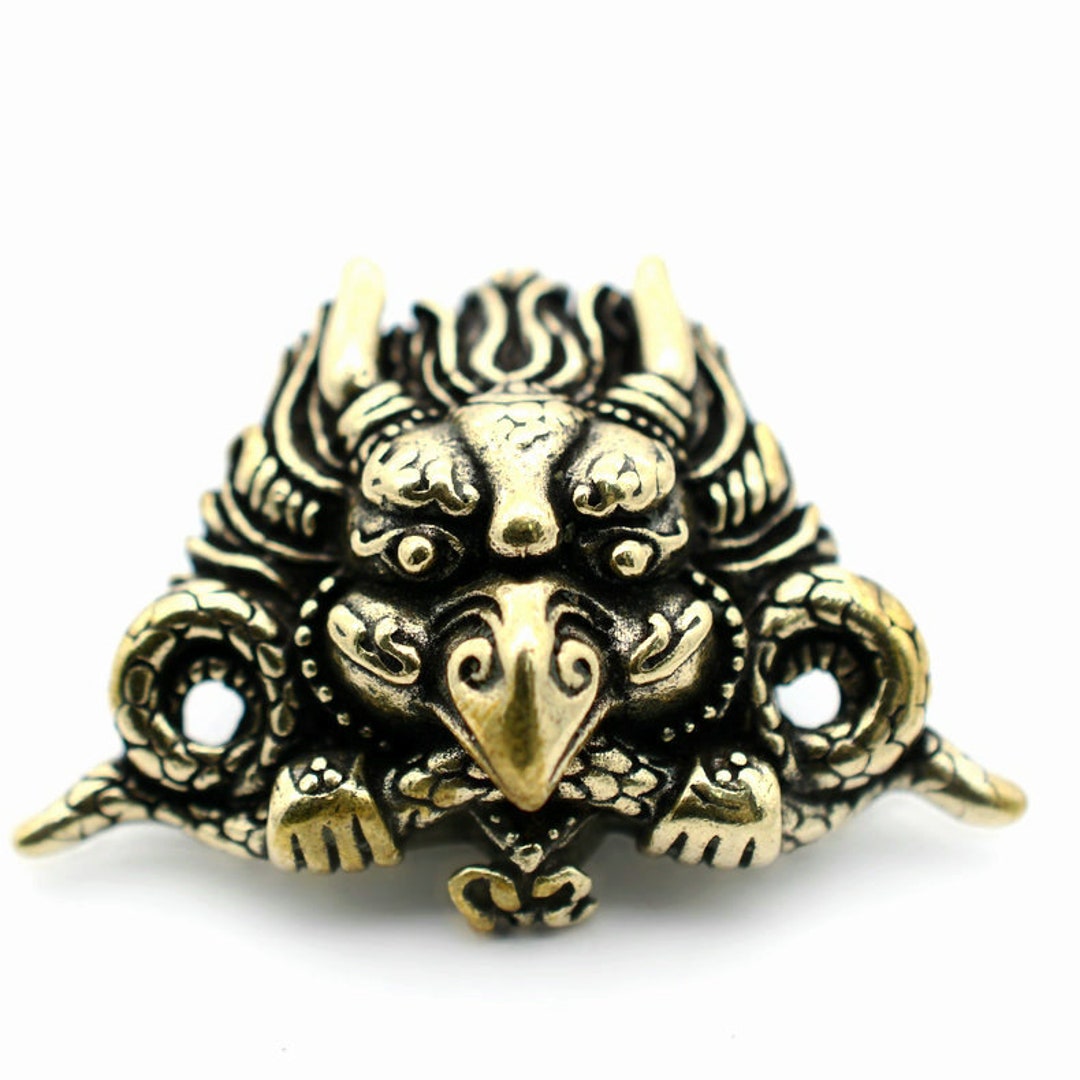 Brass Conchos Screw Back Leather Crafting DIY Animal Kun Peng Concho ...
