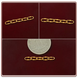 24K Gold Chain Extender - Gold Tail Chain - 999 Gold Chain Lengthener ...