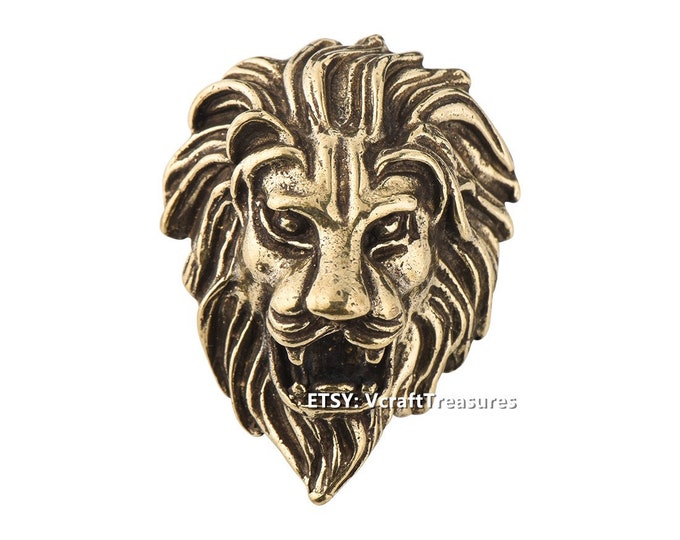 2 Pieces Lion Conchos Animal Stud Screwback Leather Craft - Etsy