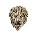 2pcs Lion Concho Leather Conchos Screw Back Leather Crafting Handmade ...