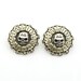 Brass Conchos Screw Back Leather Crafting Steampunk Clock Skull Concho ...