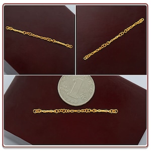 24K Gold Chain Extender - Gold Tail Chain - 999 Gold Chain Lengthener ...