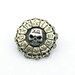 Brass Conchos Screw Back Leather Crafting Steampunk Clock Skull Concho ...