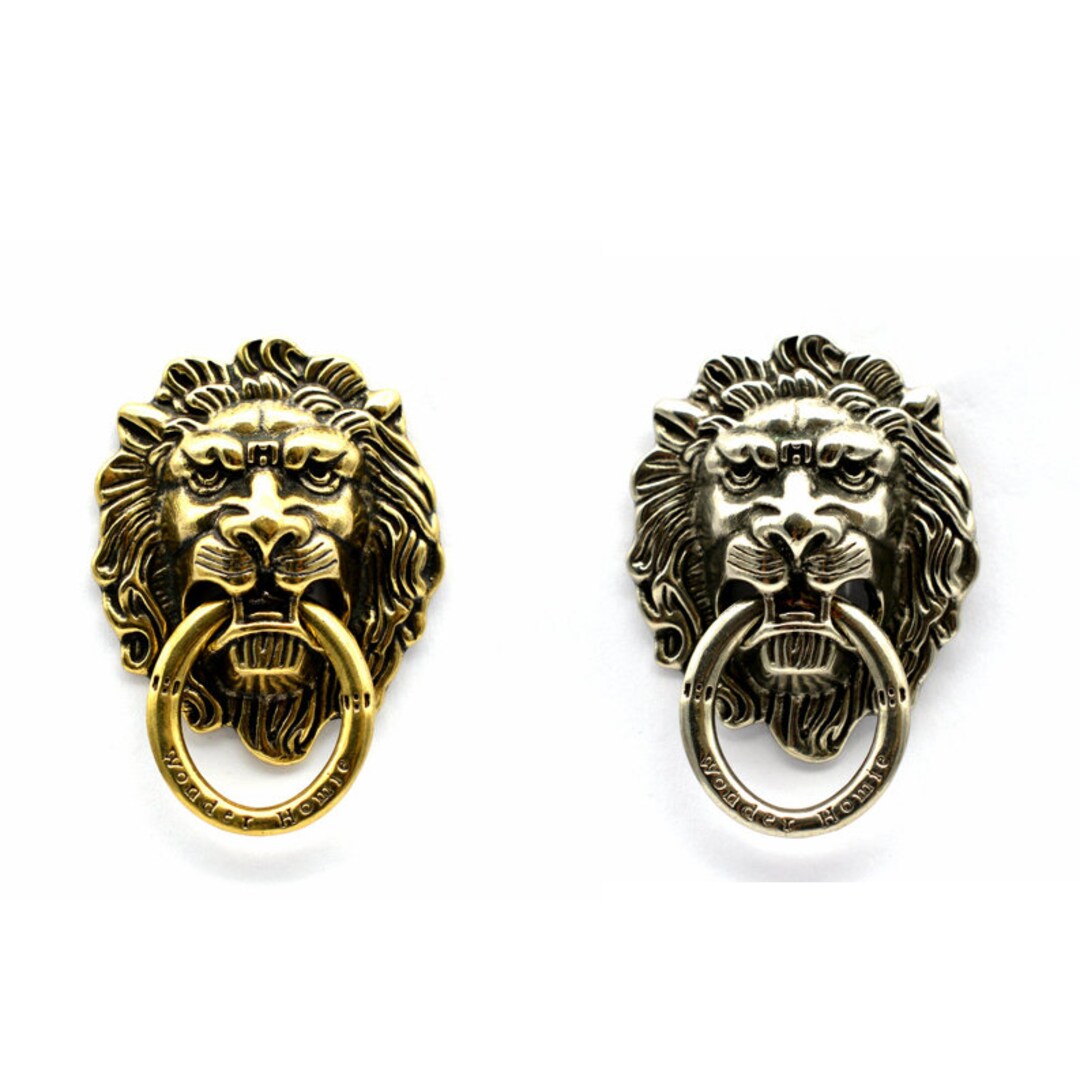 2pcs Brass Conchos Screw Back Leather Crafting Lion Concho Handmade in ...