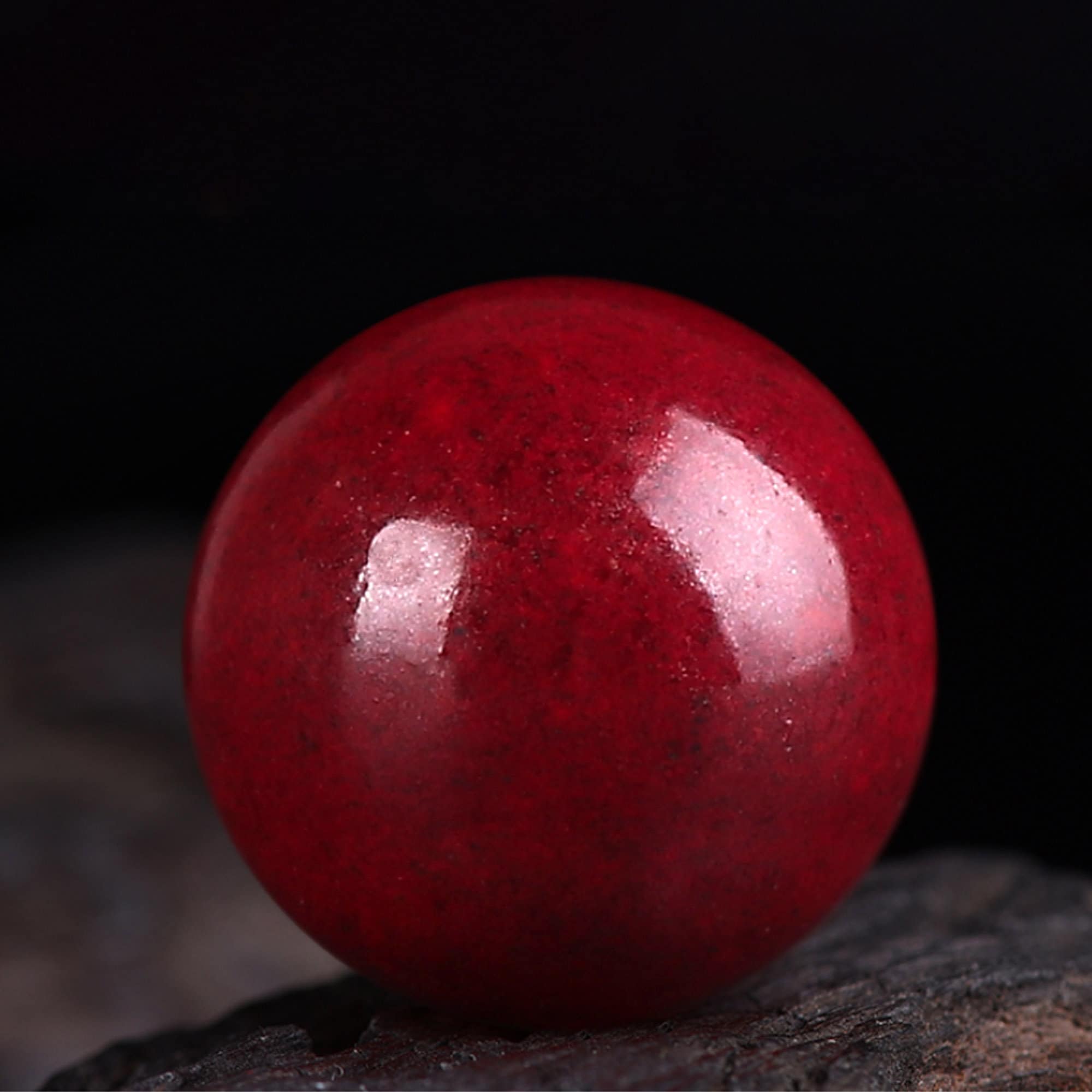 Red Cinnabrite Beads - Red Round Beads - 4mm 5mm 6mm 8mm 10mm 12mm ...