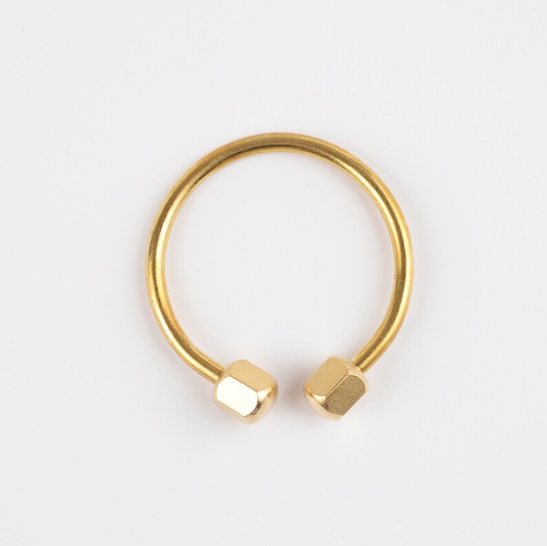 Brass Key Buckle Key Chain Handmade Round Key Fob Connectors - Etsy