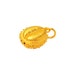 18k Gold 3D Durian Charm - 8.1x10.9mm - Handmade - Yellow Gold Fruit ...